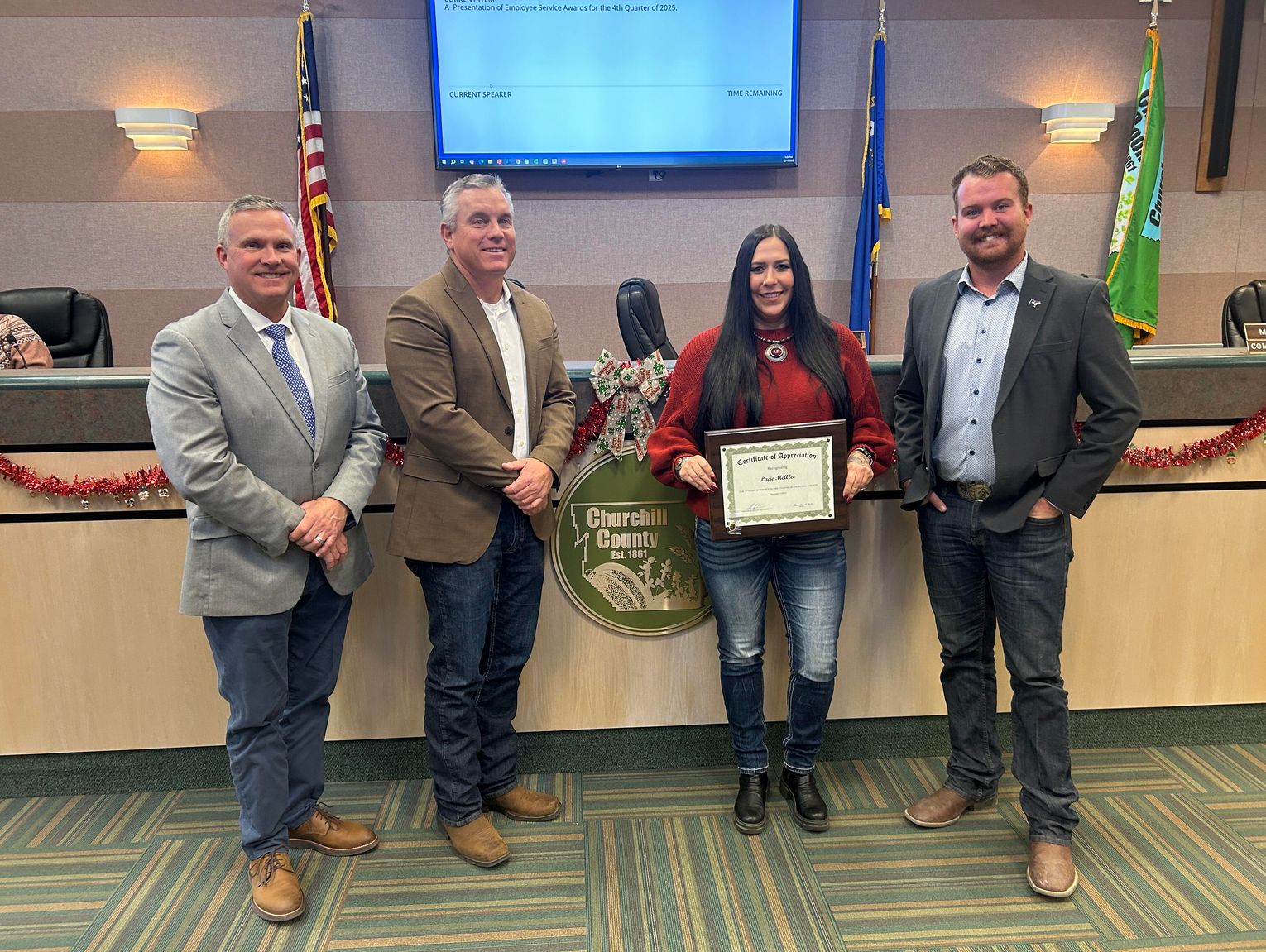 Commissioners Honor Dedicated Employees