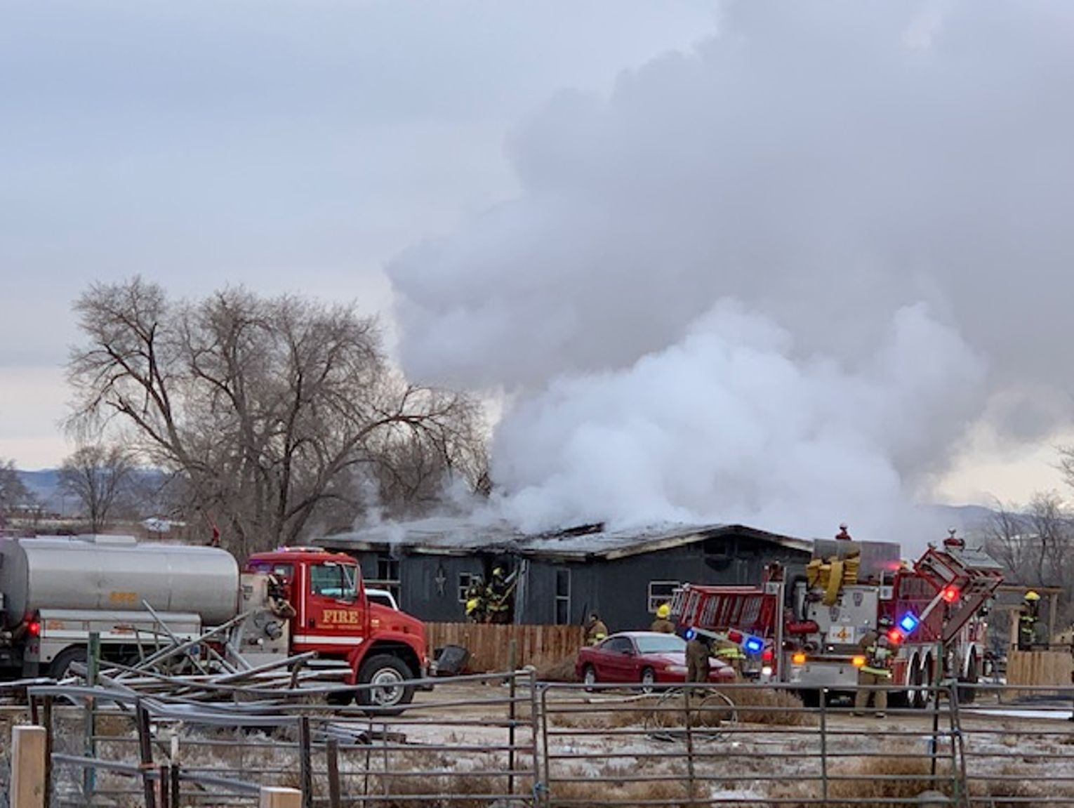 Early Morning House Fire on Bench Road