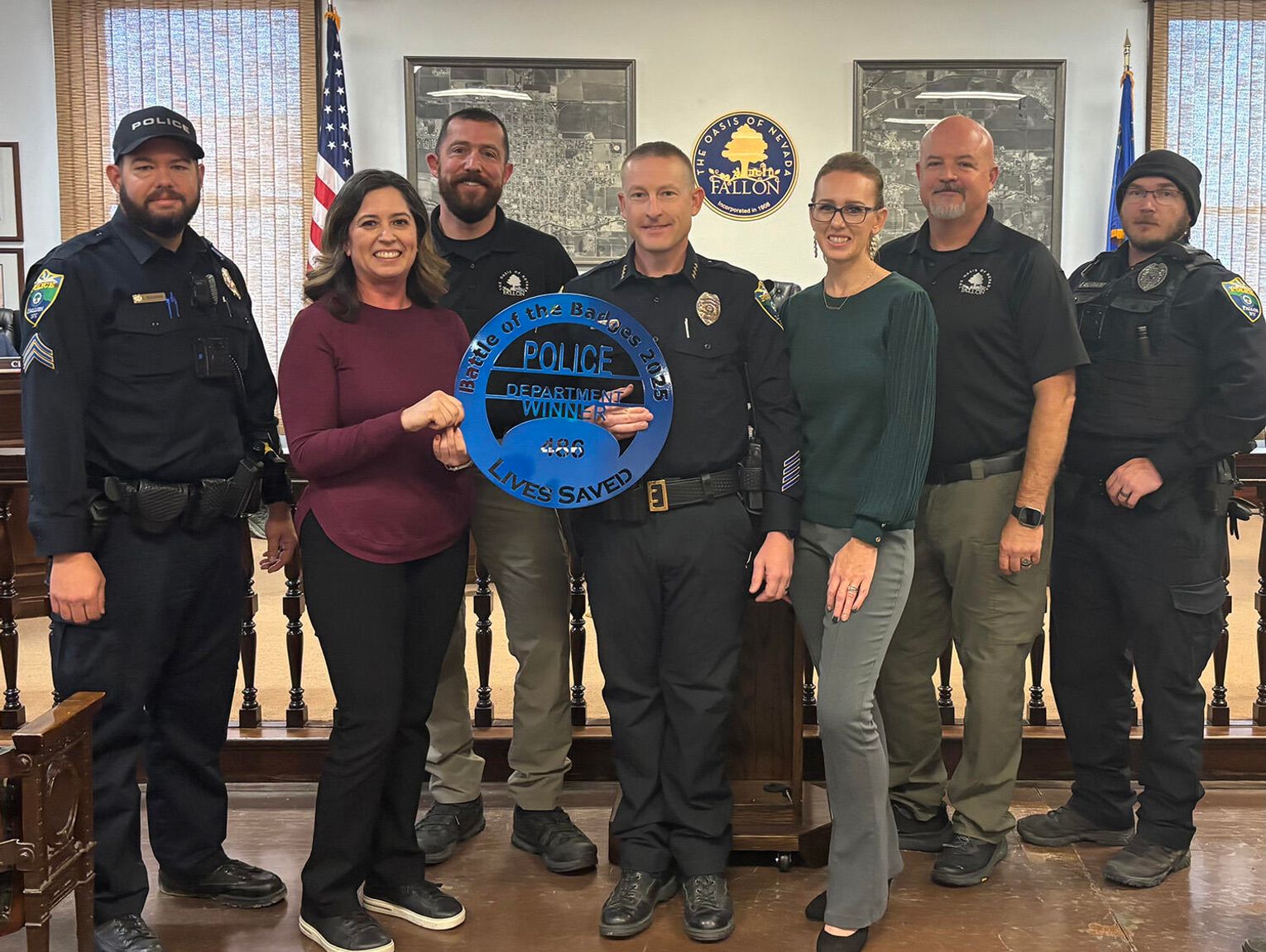 Fallon PD Wins Battle of the Badges Award