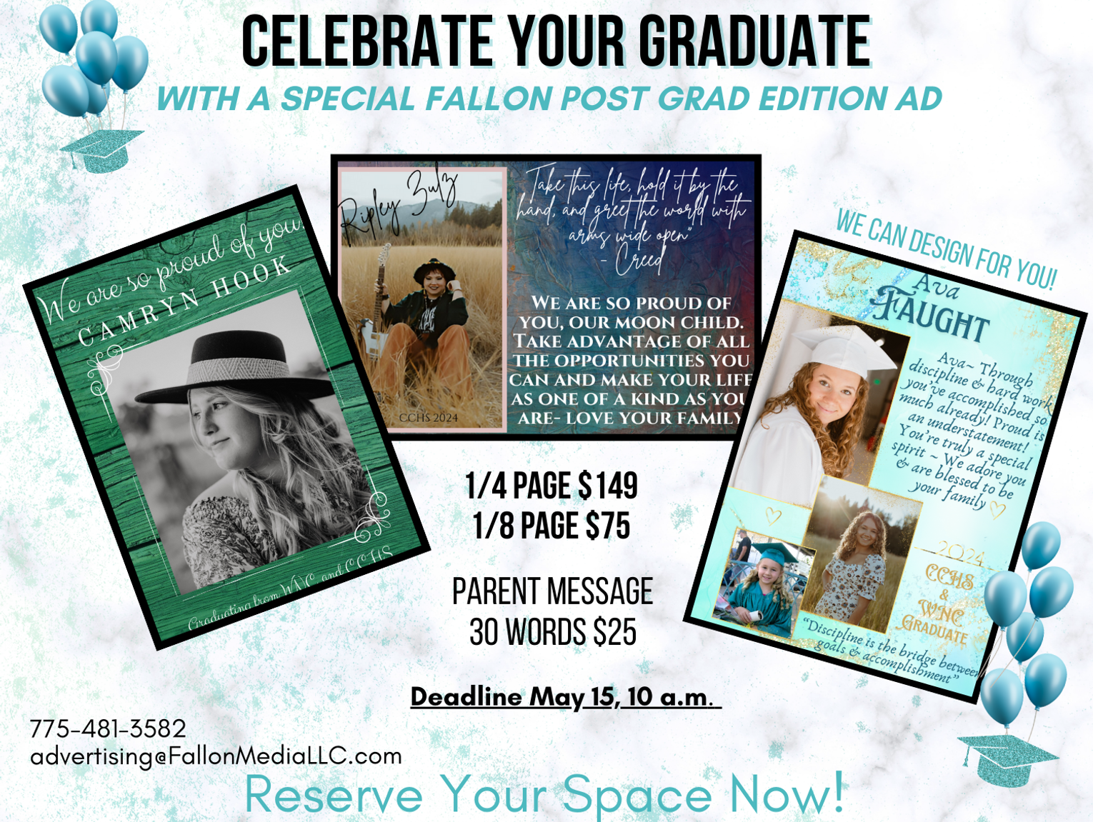 It's That Time Again - Take Out A Special Ad for Your Graduate