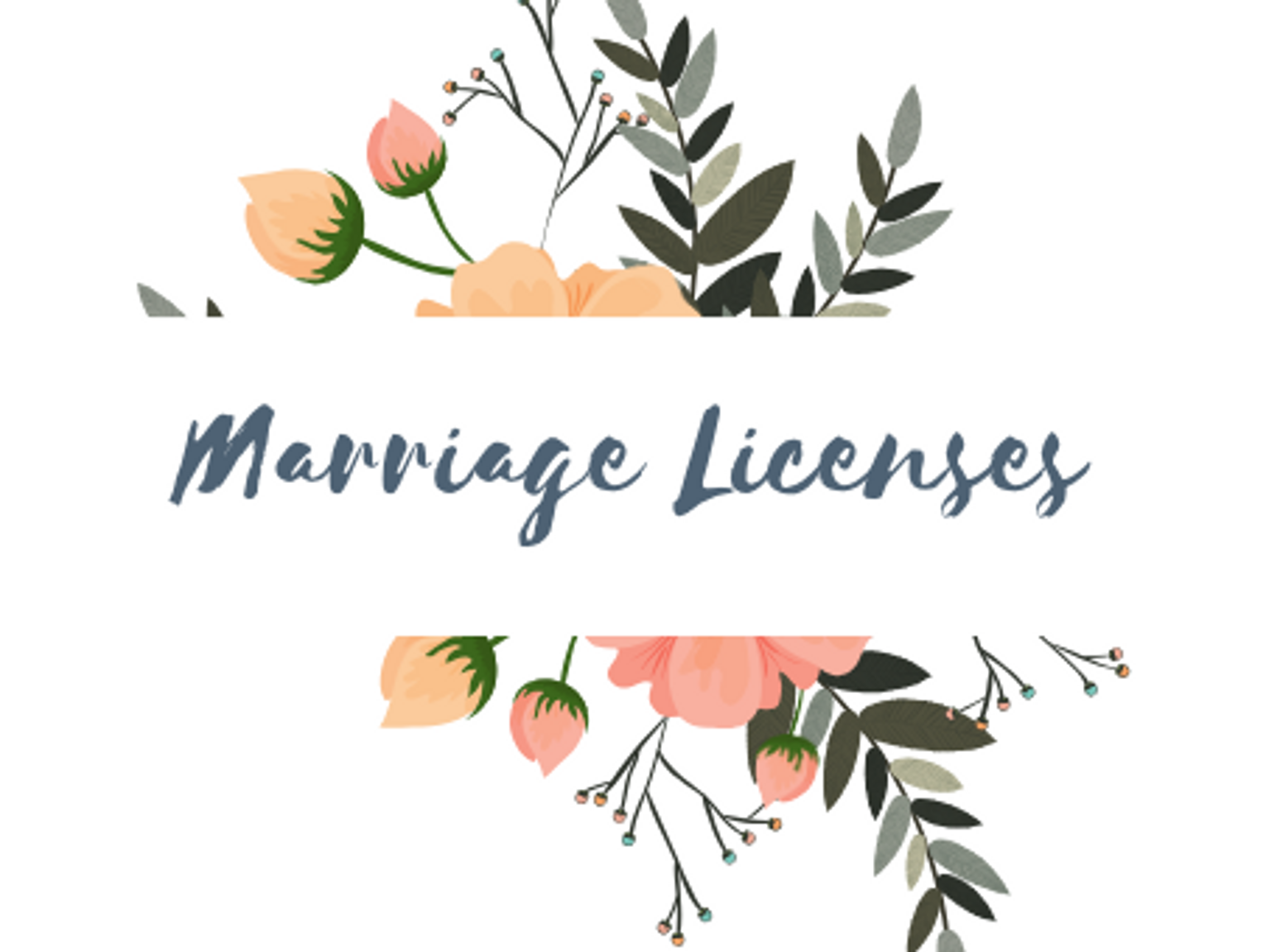 Marriage Licenses Issued June 2020