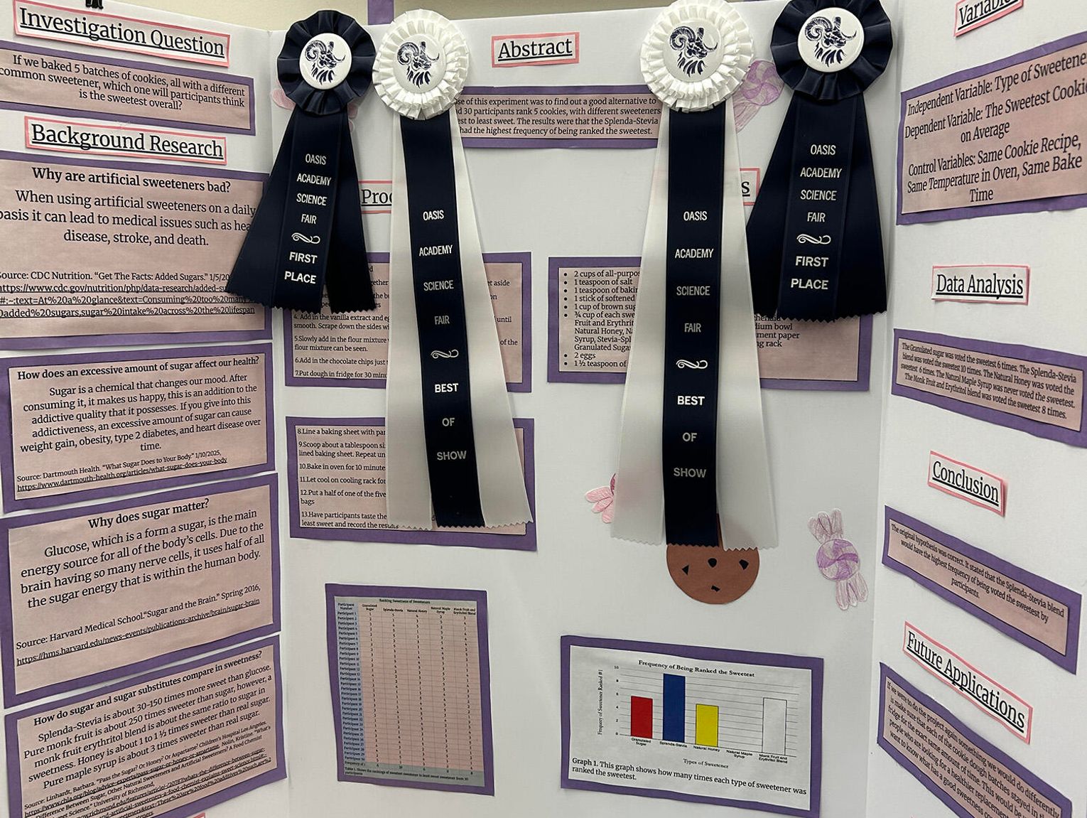Oasis Academy Science Fair Awards