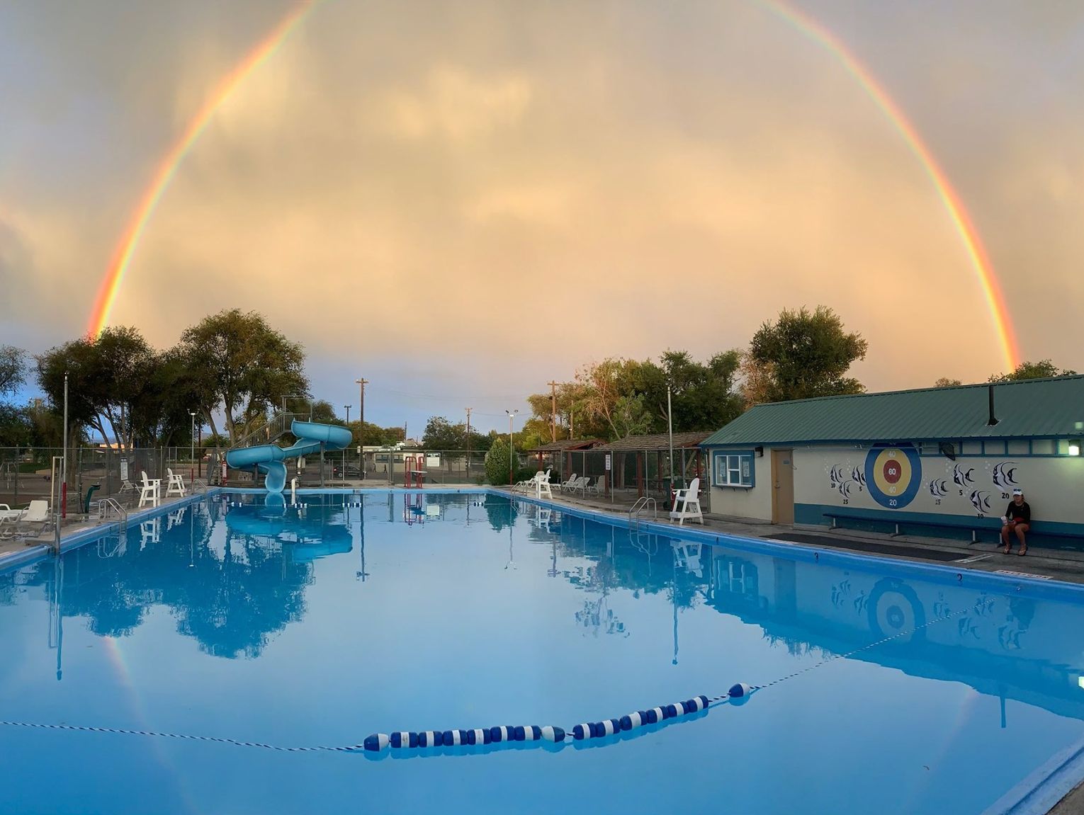 Postcard: The Fallon Swimming Pool