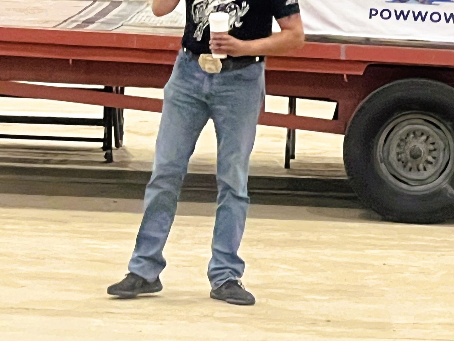 Rez Kid Dougie Hall Shares Native Cowboy Wisdom During Local Powwow